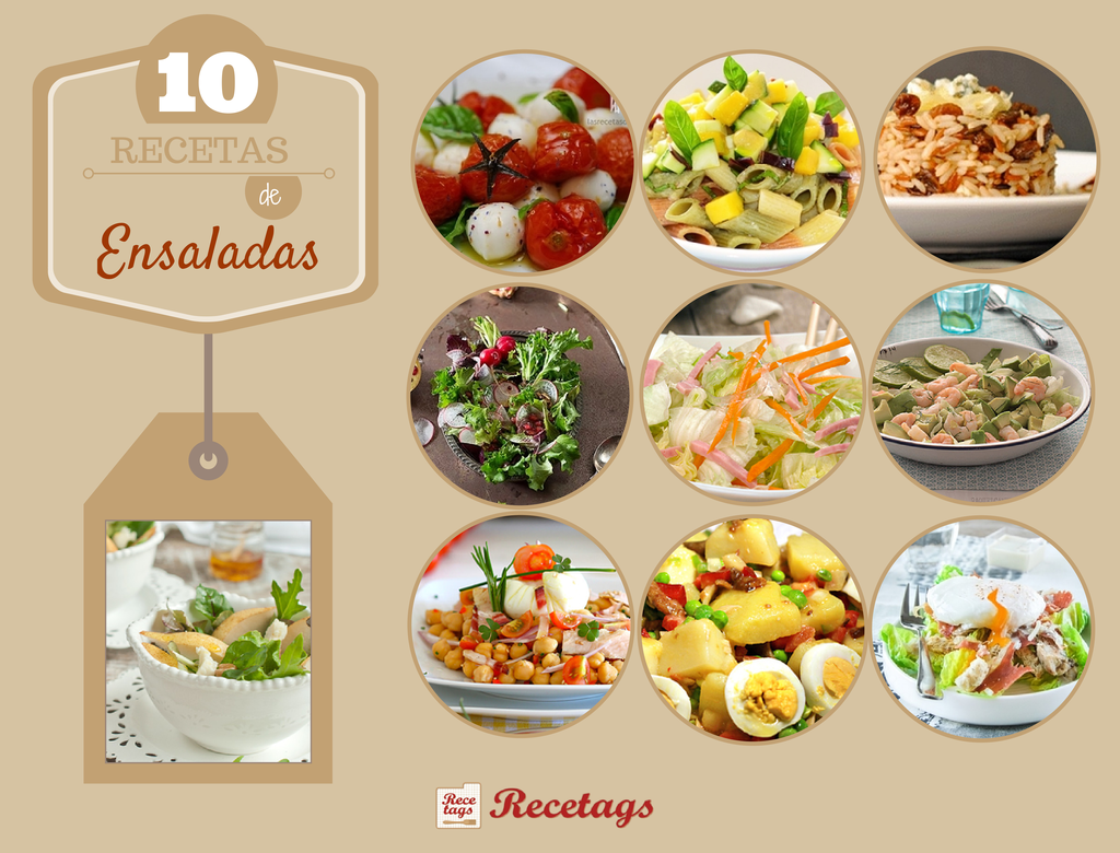 10 recetas de ensaladas muy apetecibles - Blog de Recetags