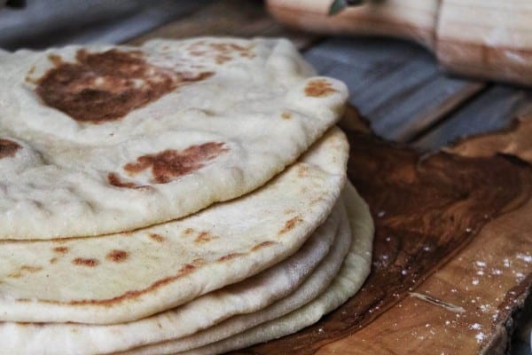Pan de pita griego sin horno - Recetags