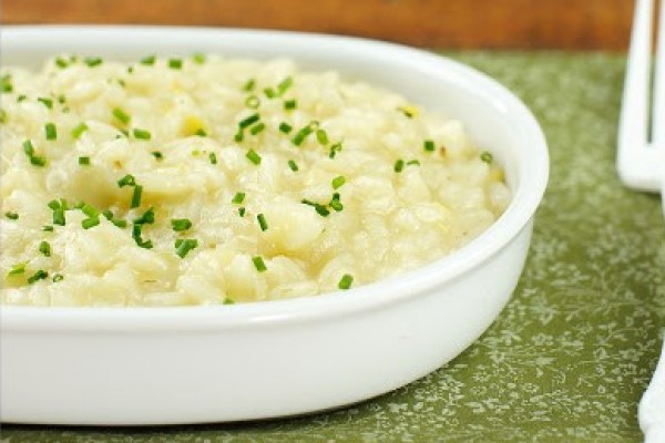 Risotto con Queso Cheddar - Recetags