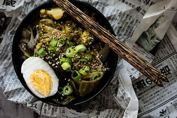 Caldo de miso con verduras - Recetags