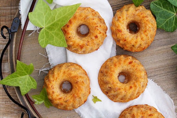 Burger Mini Bundt Cake - Recetags