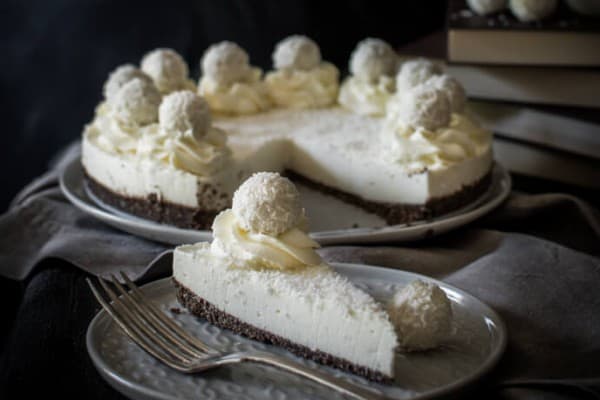 Cheesecake de coco sin horno - Recetags