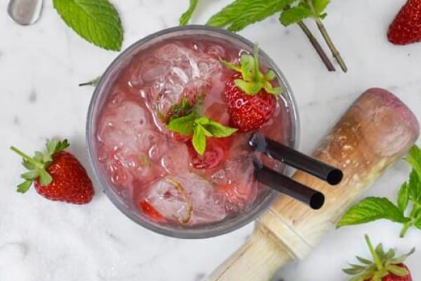 Mojito de fresa - Recetags