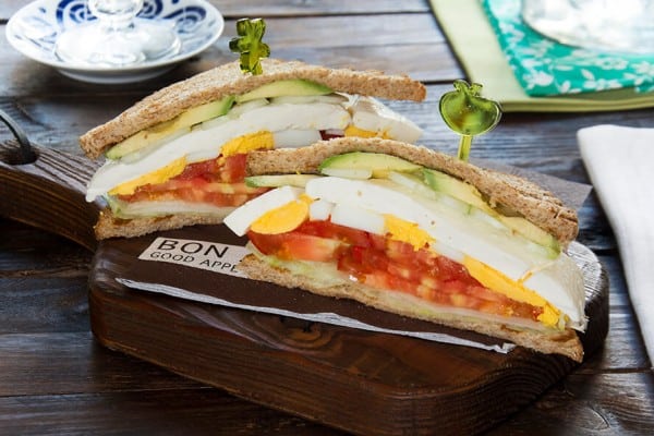Sandwich integral vegetal - Recetags